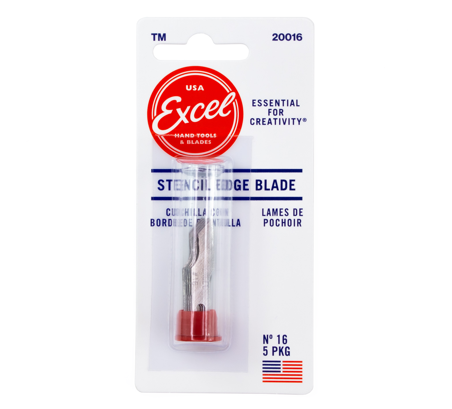 Excel Blades #16 Stencil Edge Blade | Double-Honed Replacement Blade