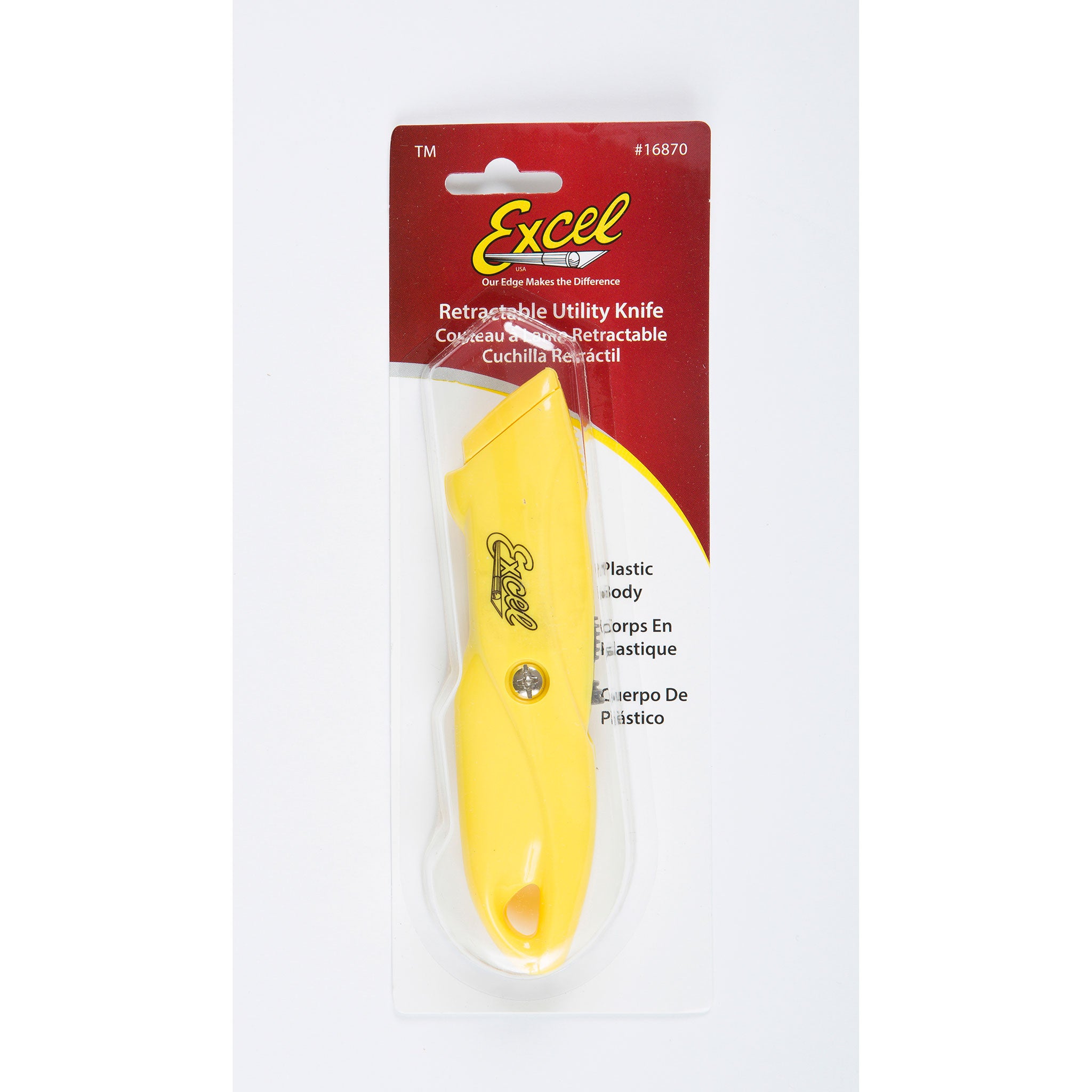 Retractable Plastic Utility Knife | Precision Craft Knife – Excel Blades