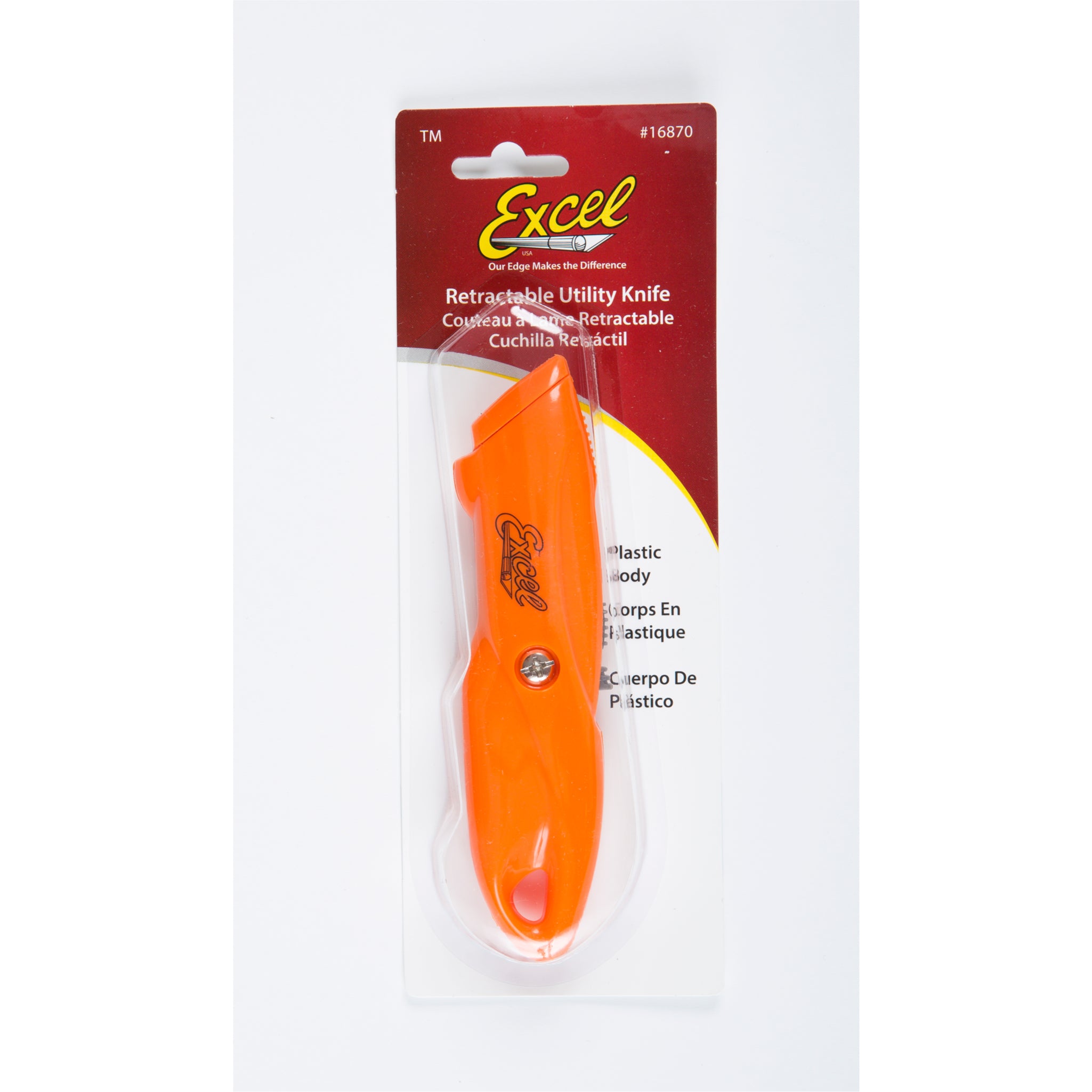 Retractable Plastic Utility Knife | Precision Craft Knife – Excel Blades