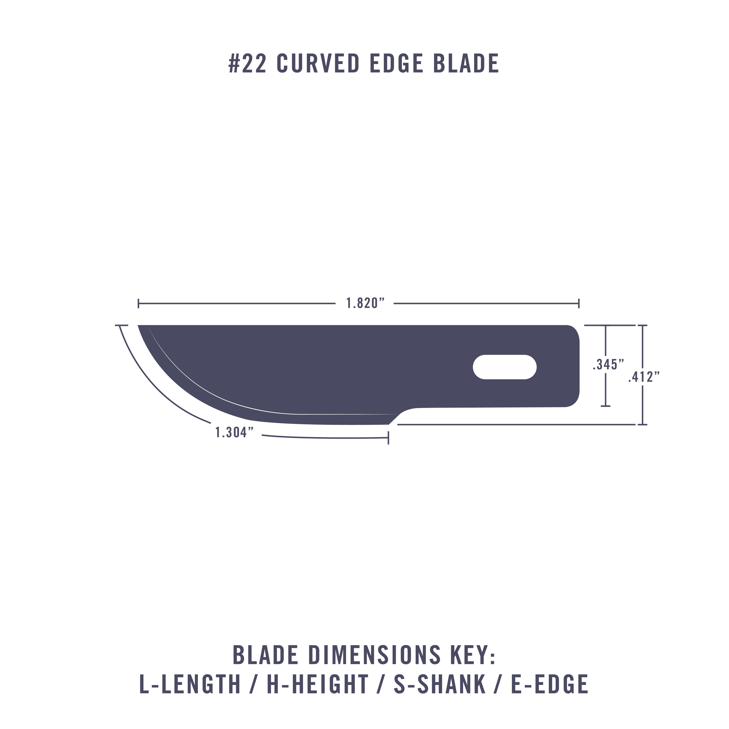 Excel Blades #22 Curved Edge Blade | Curved Blade for Craft Knife