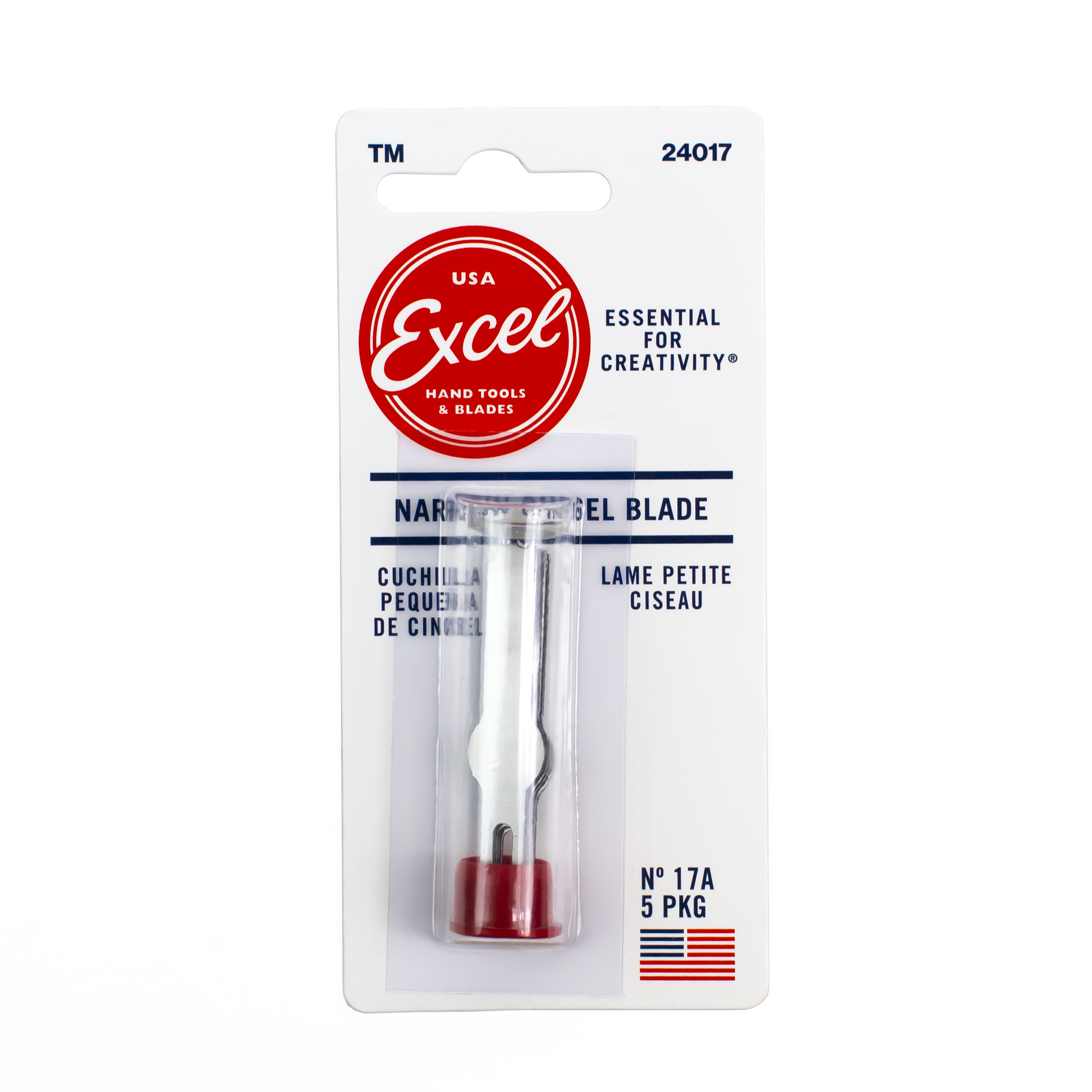 #17A Narrow Chisel Replacement Blades for Crafting | Excel Blades