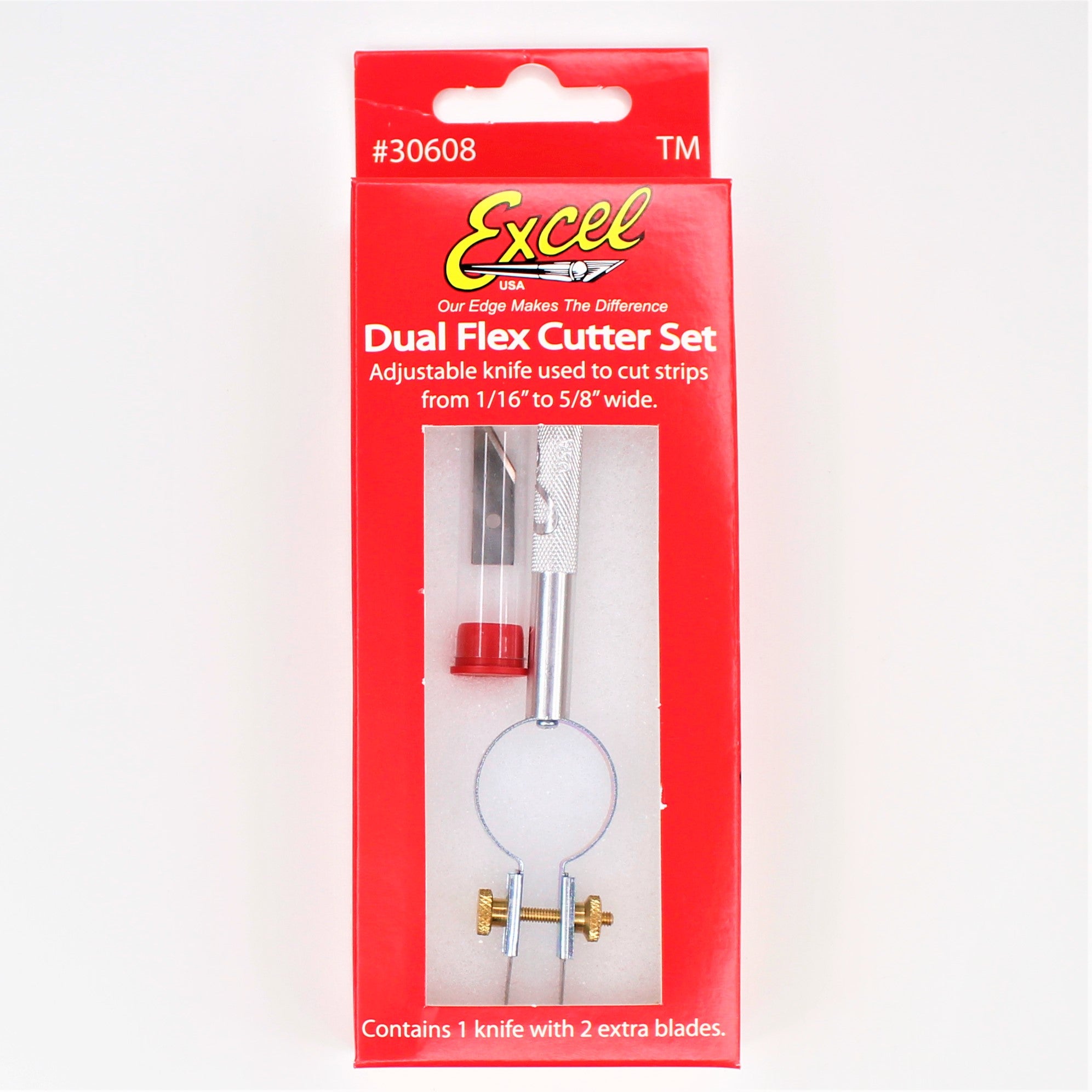 Adjustable Dual Blade Strip Cutter | Made in the USA | Excel Blades