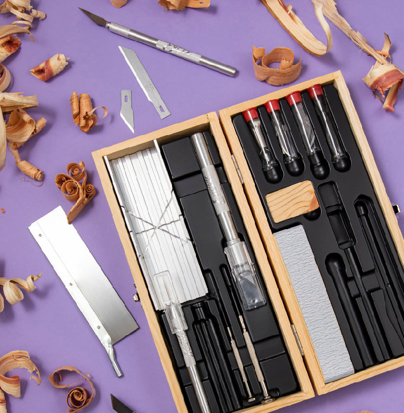 Deluxe Hobby Knife Set | Must Have Crafting Tools | Excel Blades