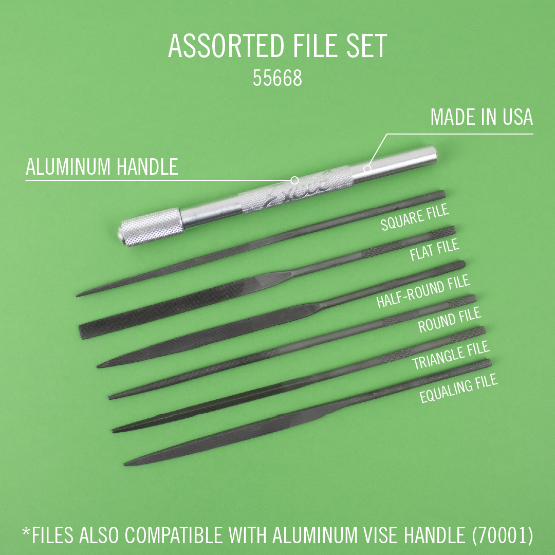 6 Assorted File Set with Handle – Excel Blades