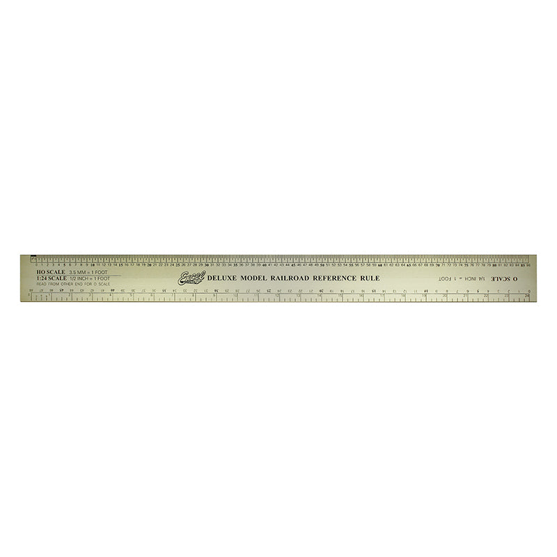Scale Ruler | 12-Inch Imperial Ruler for Modeling | Excel Blades