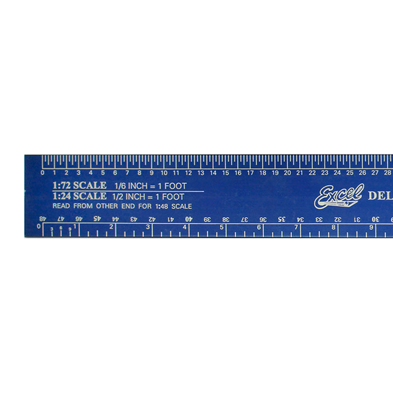 Deluxe 12-Inch Scale Ruler for Modeling | Shop Precise Rulers – Excel ...