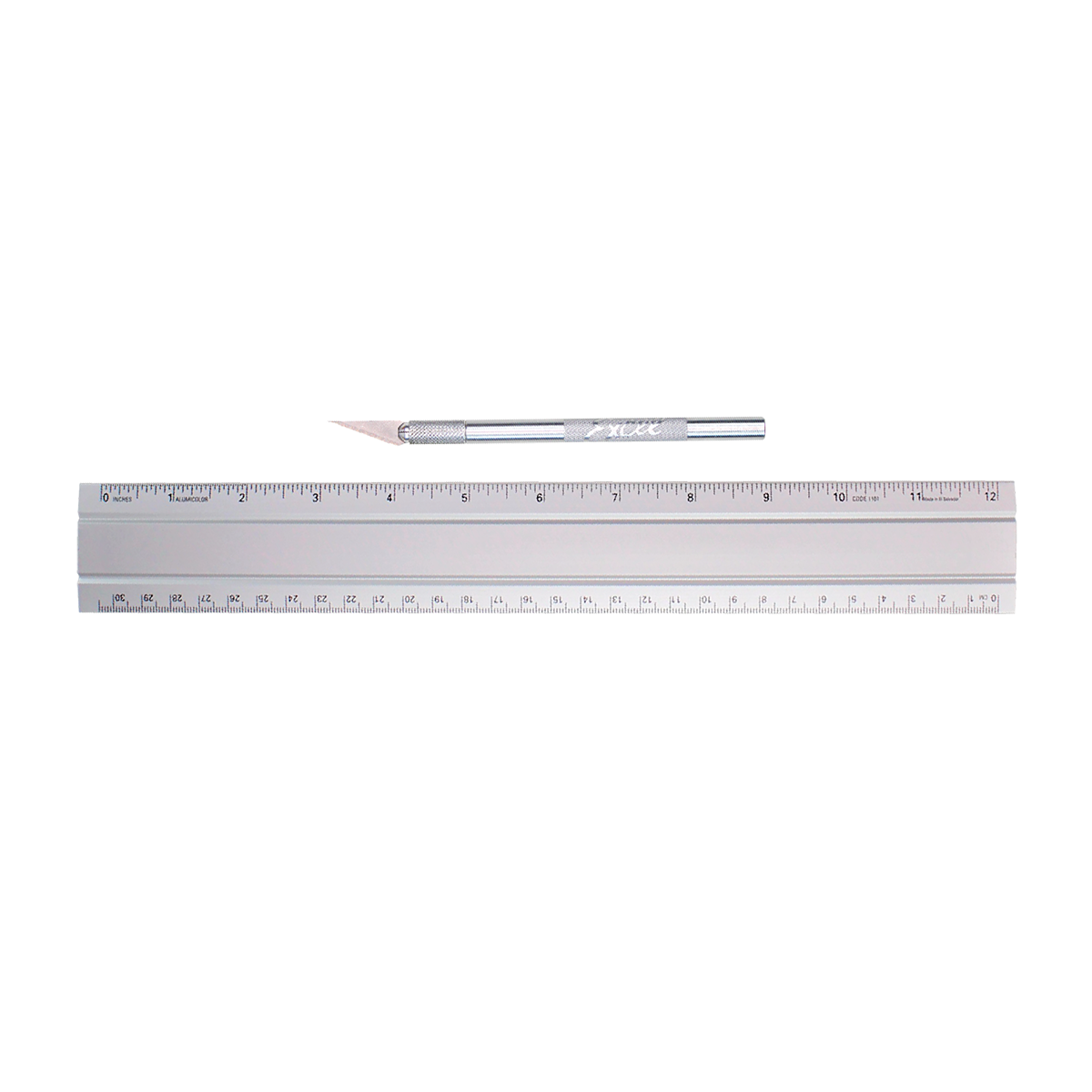 12" Office Ruler | Imperial Measurement Craft Ruler | Excel Blades